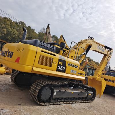China Gebruikte trackschoenen Komatsu PC350-7 Hydraulische graafmachine 35 ton Tracks Diggers Japan Te koop