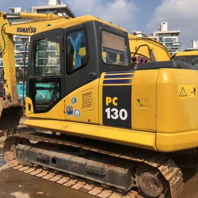 China 13000 KG Gebruikte Komatsu 130 pc130-7 Crawler graafmachine met originele hydraulische klep Te koop