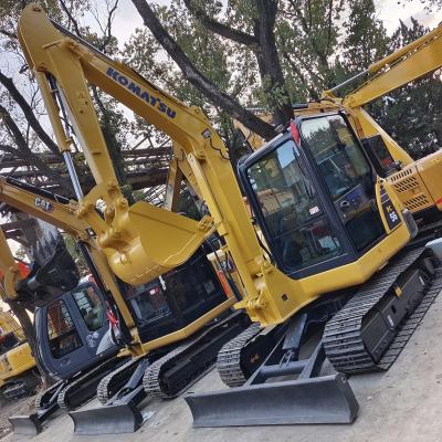 中国 小型5トンの掘削機 コマツー PC56-7 PC55MR-5 S4D87E-1エンジン付きミニクローラー掘削機 販売のため