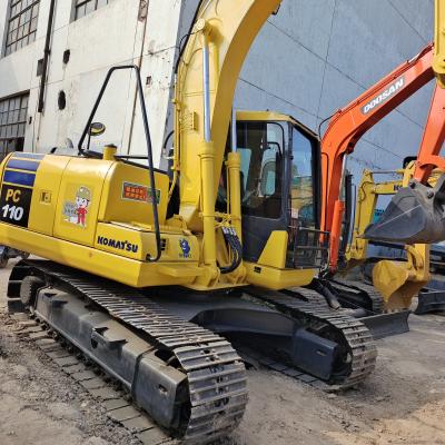 Cina 800 ore di lavoro Komatsu Used Crawler Excavator PC110 con valvola idraulica originale in vendita