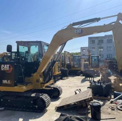 Cina Shanghai vendita usata CAT 305.5 escavatore 5 tonnellate con 680 ore di lavoro e 5500 kg di peso in vendita
