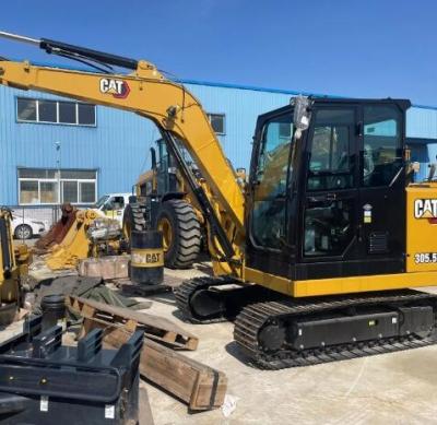 Cina Shanghai vendita usata CAT 305.5 escavatore 5 tonnellate con 680 ore di lavoro e 5500 kg di peso in vendita
