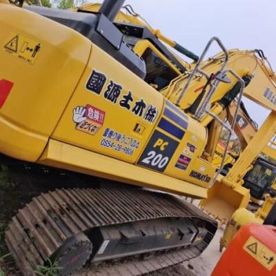 Cina Utilizzato originale Komatsu PC200-8 escavatore con 1.2CBM capacità di secchio in buone condizioni in vendita