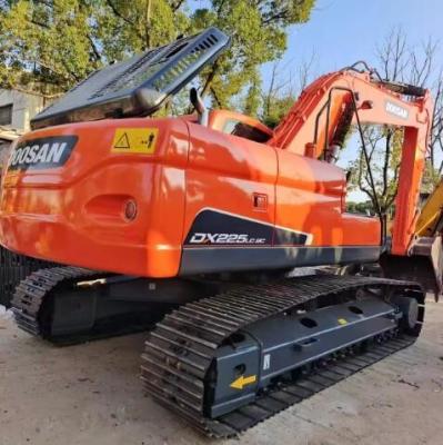 Cina Escavatore a scarico Doosan DX225 con 2800 ore di lavoro e capacità di secchio di 1,1 m3 in vendita