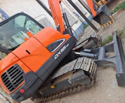 China Excavadora Doosan DX55-9C Mini Excavadora com cor original e capacidade de balde 0,21 à venda