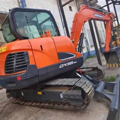 Cina Doosan DX55-9C mini escavatore con colore originale e capacità di 0.21 secchi in vendita