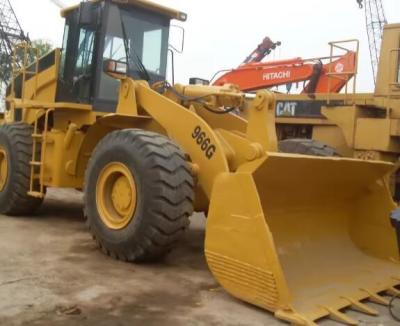 China Gebruikte voorwiellader Cat 966G in goede staat met 1200 werkuren en 92 kW Te koop