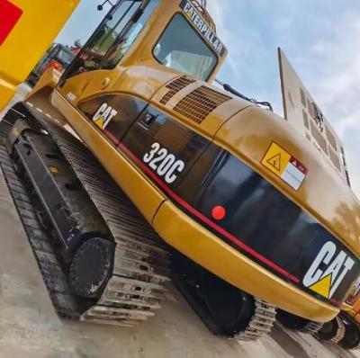 Cina Escavatori usati Cat 320C con valvola idraulica ORIGINALE e capacità di 0.9 secchi in Giappone in vendita