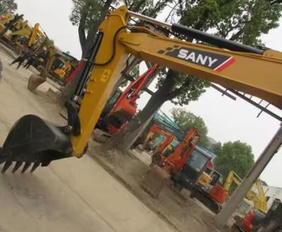 Cina 7500 KGS Peso operativo utilizzato SANY SY75C Pro escavatore con motore ISUZU AU-4LE2X in vendita