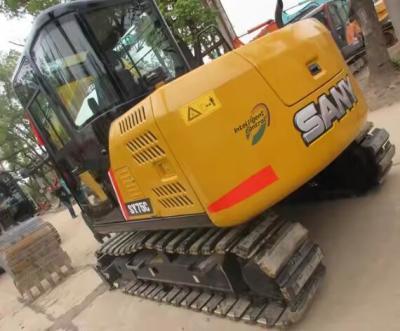 中国 6500 KG マシン重量 オリジナル液圧バルブ付き SANYsy75cプロ掘削機を使用 販売のため