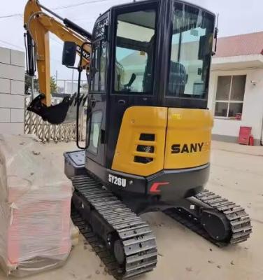 Cina Sany SY35U SY26U SY50U mini escavatore 100% da 0 ore di lavoro 3780 kg peso della macchina in vendita