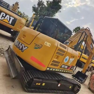 Cina Escavatore usato SANYsy75c con elevata efficienza di lavoro e cilindro idraulico originale in vendita