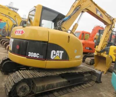 China Excavadoras de baixa utilização Cat308C com motor CAT e peso operacional de 8000 kg à venda