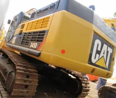 China Cat 345D Excavadora de 30 toneladas de segunda mão 345D Excavadora com motor C13ACERT à venda