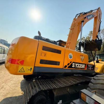 China Excelente condição Sany SY335H Excavadora Crawler com 1,2 metros cúbicos de capacidade de balde à venda