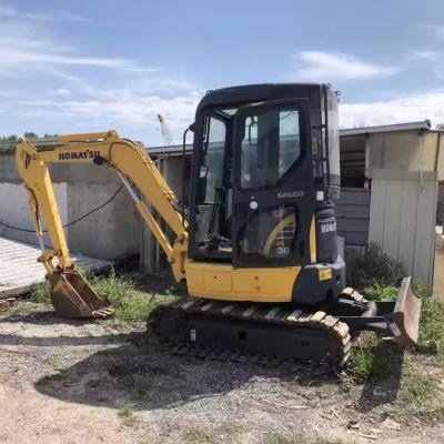 China 2023 Komatsu PC30 Mini Excavator com motor 4D88E-6 e horas baixas em boas condições à venda