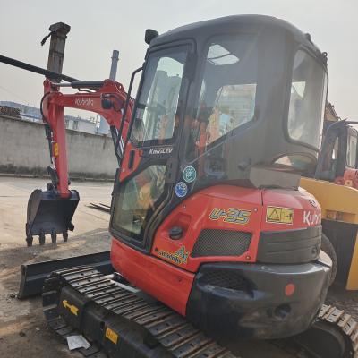 Cina Kubota U-35 Used Excavator Machine 3867 KG 2800 ore di lavoro per un funzionamento regolare in vendita