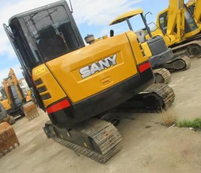 China Excavadora profissional SANYsySY60C usada com baixo consumo de óleo em boa capacidade de balde 0.28 à venda
