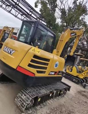Cina 2022 Anno Sany SY60C Escavatore idraulico a trascinatore di seconda mano Escavatore motore 4JG1 Bene in vendita