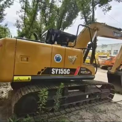 Cina Escavatore usato SANY SY155H con 900 ore di lavoro e cilindro idraulico originale in vendita