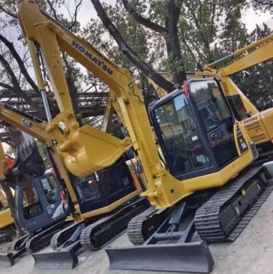 Cina 0.22CBM Capacità del secchio Originale Komatsu PC56 Crawler Backhoe Excavator con garanzia in vendita