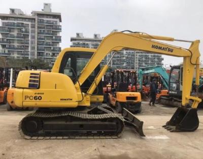 中国 800 作業時間 使用済み コマツー PC60-7 クローラー 掘削機 6 トン 小型掘削機器 販売のため