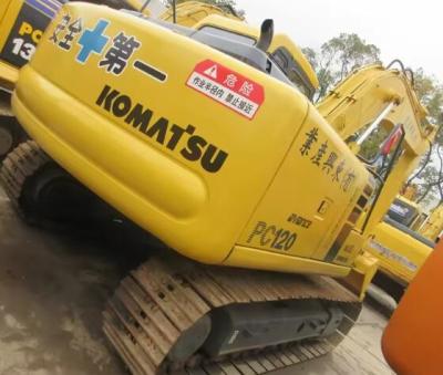 China Japão Original Komatsu PC120 Excavadora Hidráulica Usada 0,53CBM Capacidade de Balde à venda