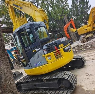 China Gebruikte Komatsu PC78US graafmachine met Komatsu S4D95LE-3 motor in goede staat Te koop