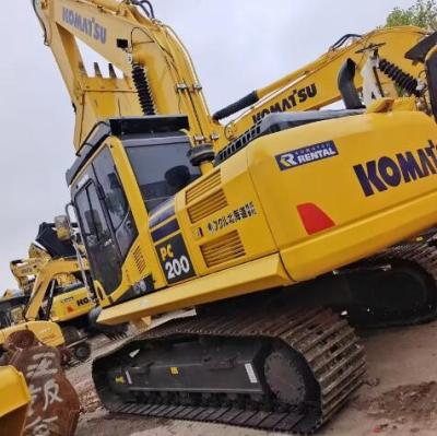 Китай 20 тонн Использованный экскаватор Komatsu PC200-8 с гидравлическим ползучим экскаватором с емкостью 1,0 ведра продается