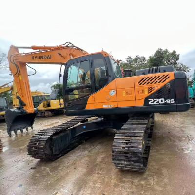 Китай 22000 кг масса машины Hyundai 220lc-9s Использованный экскаватор с высокой работоспособностью продается