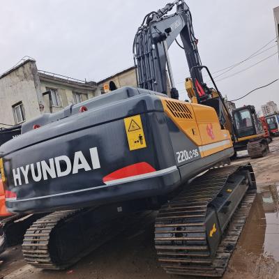 Cina Escavatore mobile di tipo crawler Usato Hyundai220 225 Escavatore con buone prestazioni in vendita