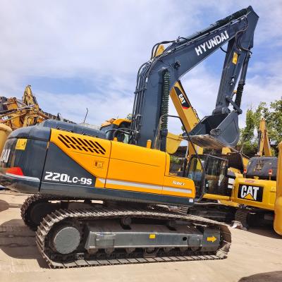 China ROBEX 220LC-9S Hyundai graafmachine voor wegbouw Te koop