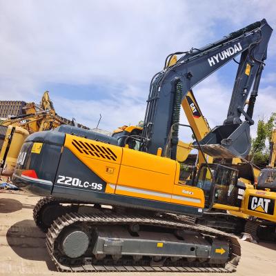 China Hyundai 220LC Middelgrote tweedehands graafmachine met een hoge bedrijfsdoeltreffendheid in Korea Te koop
