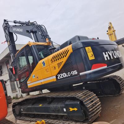 China Korea Originele Hyundai 220lc-9s Tweedehands 20TON graafmachine voor de bouw in Korea Te koop