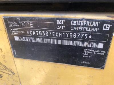 中国 中古の CAT 307D エグババター,正規の水力シリンダー 販売のため