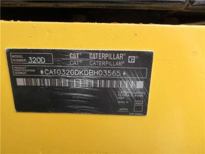 Cina 2018 Cat 320D2 Crawler Excavator Usato 320dl 320d2 320d2l 320 Dl con capacità di 20 tonnellate in vendita