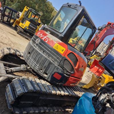 China 3887 KG Gewicht van de machine Gebruikte Kubota U55 35 Graafmachine Originele Japanse in goede staat Te koop