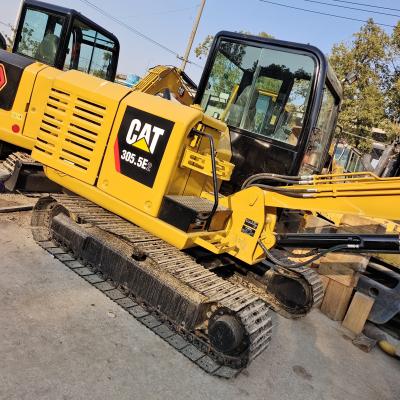 China Excavadora hidráulica Cat305.5e fabricada no Japão com profundidade máxima de escavação de 6810 mm à venda