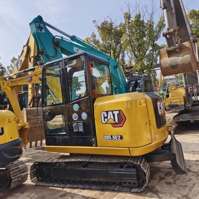 Cina Impianto di produzione Giappone mini escavatore usato Caterpillar 305.5e con motore originale in vendita