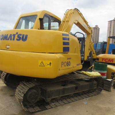 Cina Giappone Originale Komatsu PC60-7 PC55MR Mini escavatore 20 tonnellate con 0.37CBM capacità di secchio in vendita