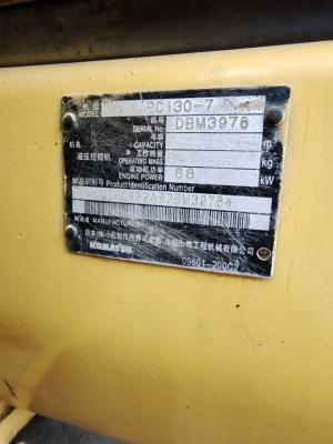 Cina Mini escavatore Komatsu PC130-7 con cilindro idraulico originale e a prezzi accessibili in vendita