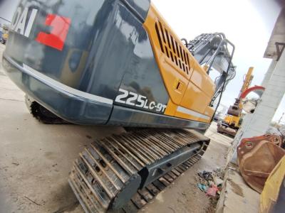 China Hyundai R225 R220LC 220LC-9S tweedehands graafmachine met maximale graafcapaciteit 22 ton Te koop