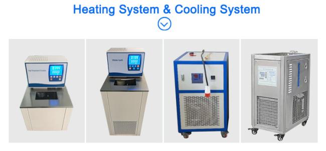 short path distillation heater and chiller