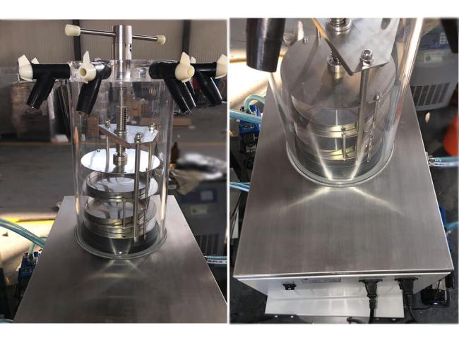 detail picture of vacuum freeze dryer