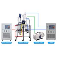 China 5L-250L Jacketed Lab Reactor With Filtration Stirring Function for sale