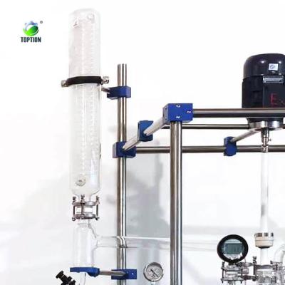 China 150L Distillation Reactor Water Cooled Jacketed Lab Reactor for sale