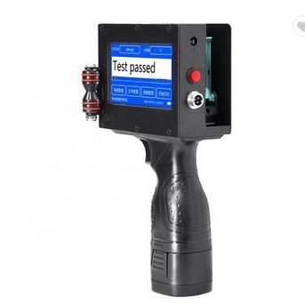 China Number / Date Industrial Handheld Inkjet Printer For Bag PE Bottle Plastic for sale