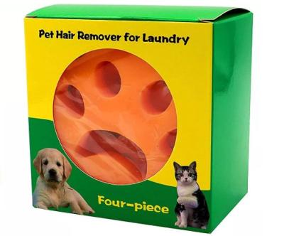 China Stocked 2 Pack or 4 Pack Seal Dryer Hair Remover For Furniture Pet Sticky Fur Remover For Laundry for sale