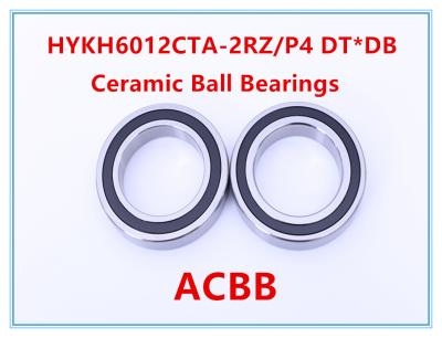 China 14000RPM-16000RPM rodamientos de cerámica HYKH6012CTA-2RZ/P4 DTxDB en venta
