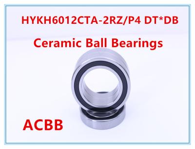 China 14000RPM-16000RPM rodamientos de cerámica HYKH6012CTA-2RZ/P4 DTxDB en venta